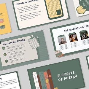 Student Presentation Template, Green Canva Powerpoint Template ...