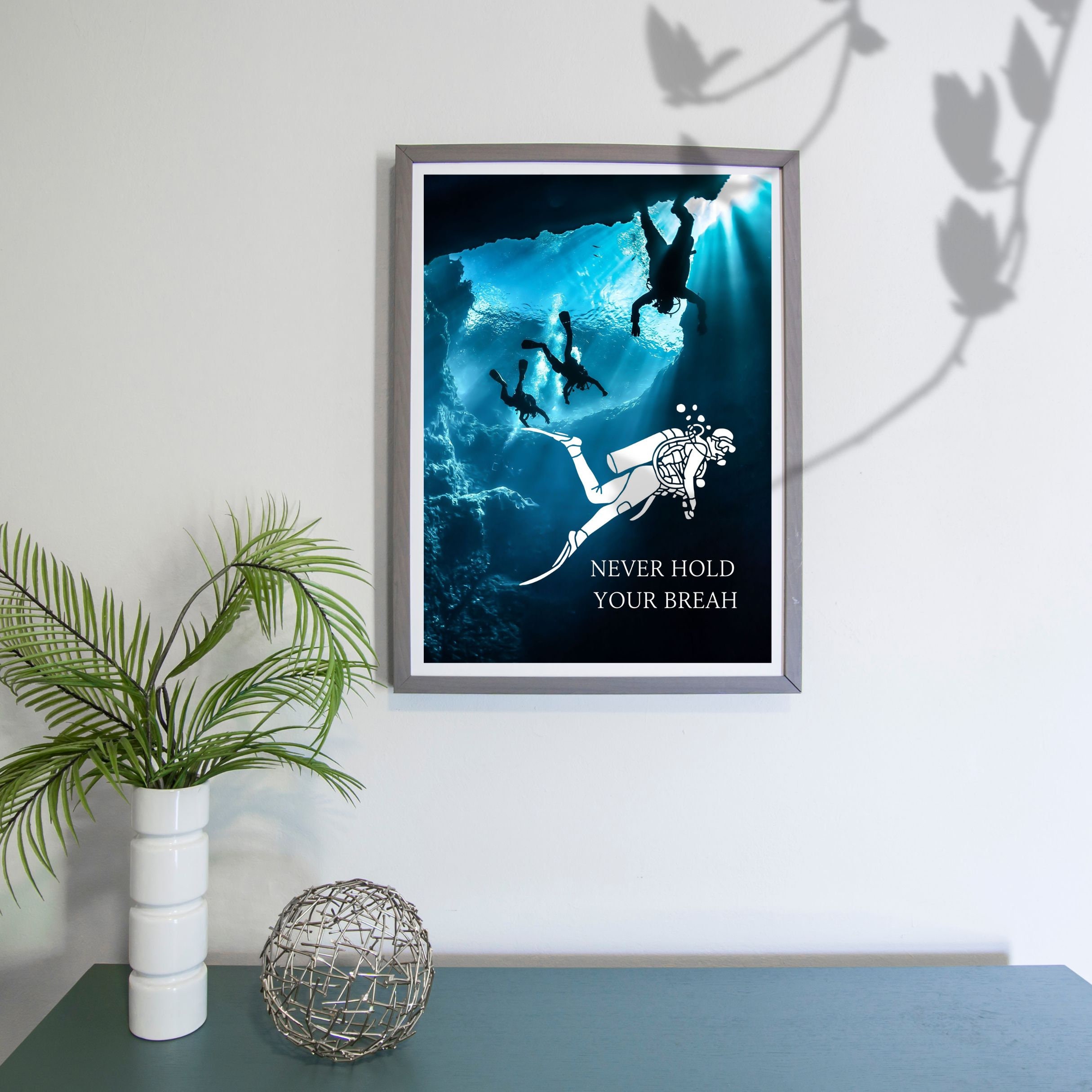 Scuba Diving Rule Wall Art /scuba Dive Printable Wall Art / Divers ...