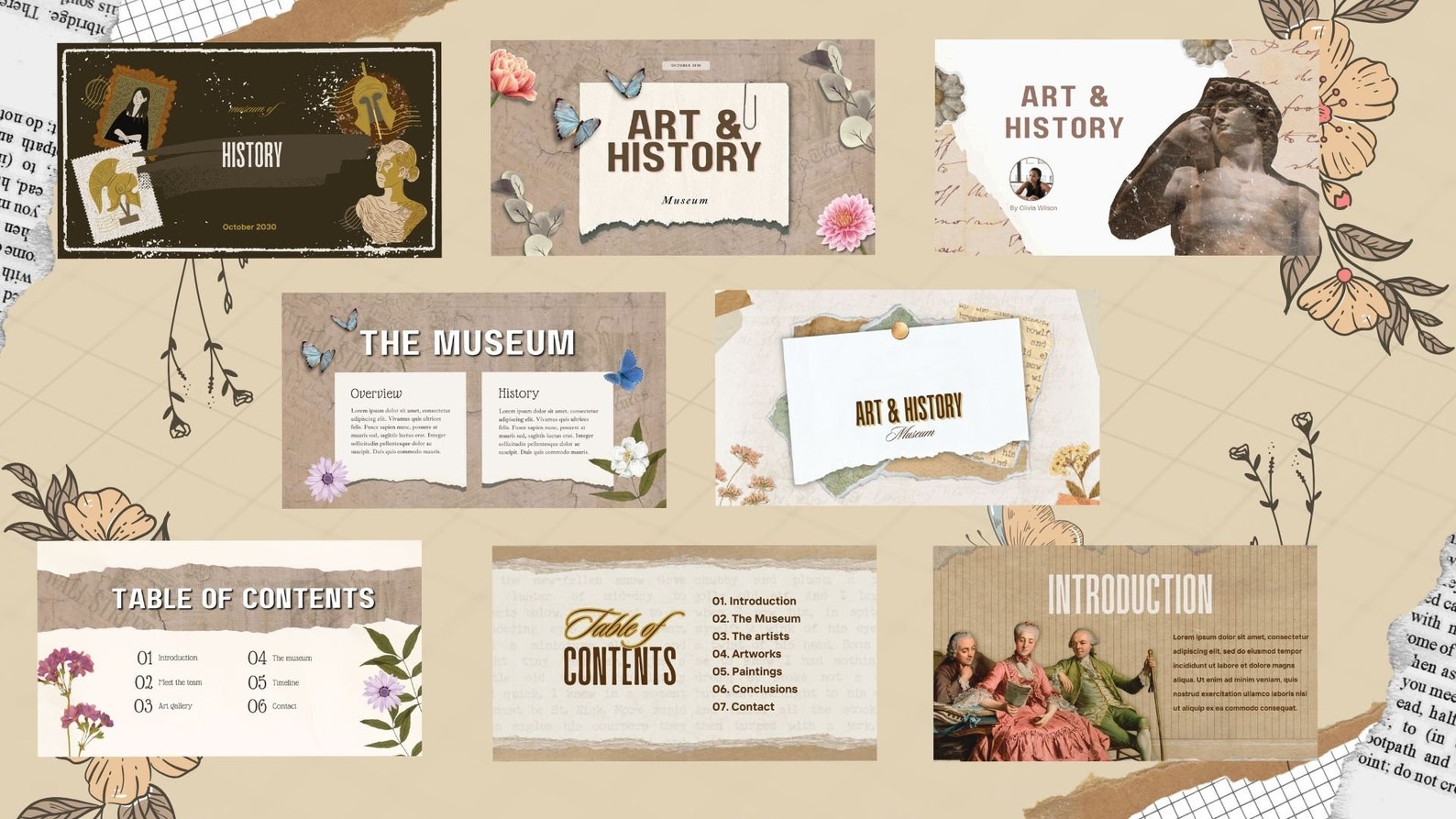 Vintage Powerpoint Templates Bundle | Vintage Presentation Template ...