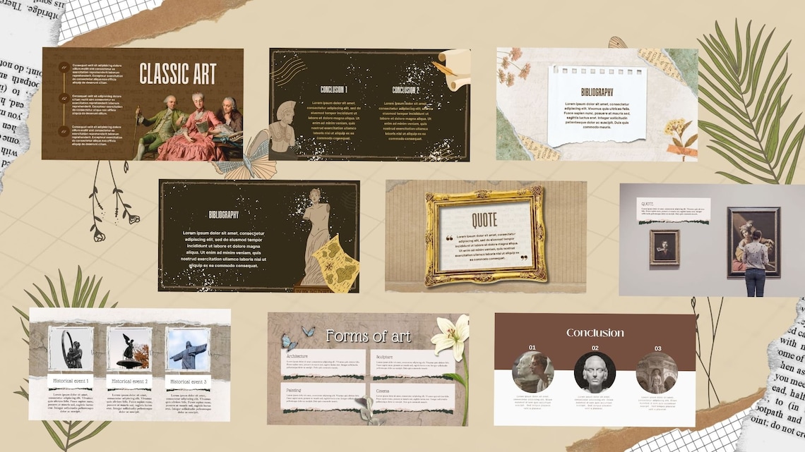 Vintage Powerpoint Templates Bundle | Vintage Presentation Template ...