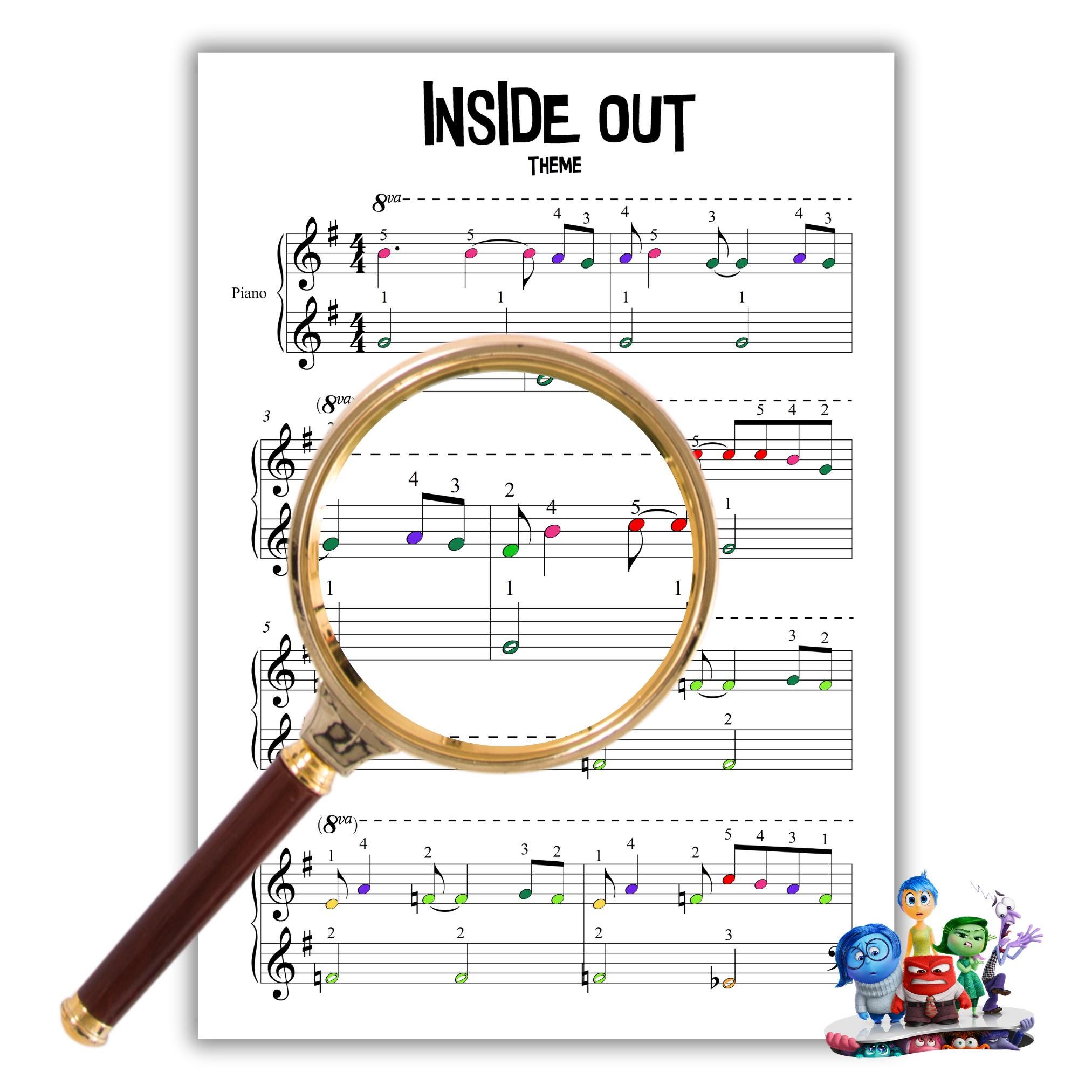 Simplified Inside Out - Grade 1 - Easy Piano Sheet for Absolute ...