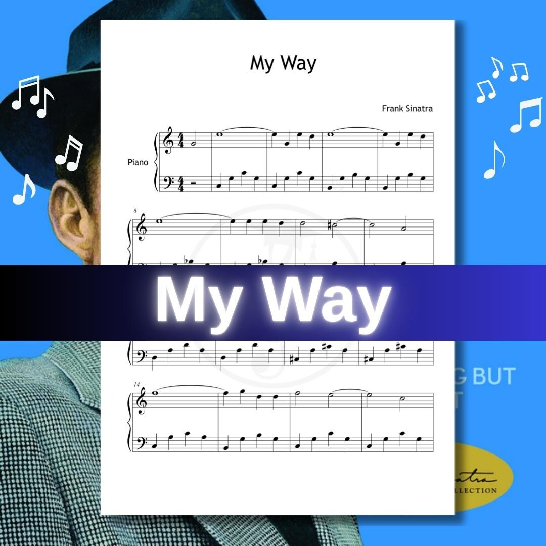 My Way – Frank Sinatra – Grade 3 Piano Sheet Music PDF - Etsy