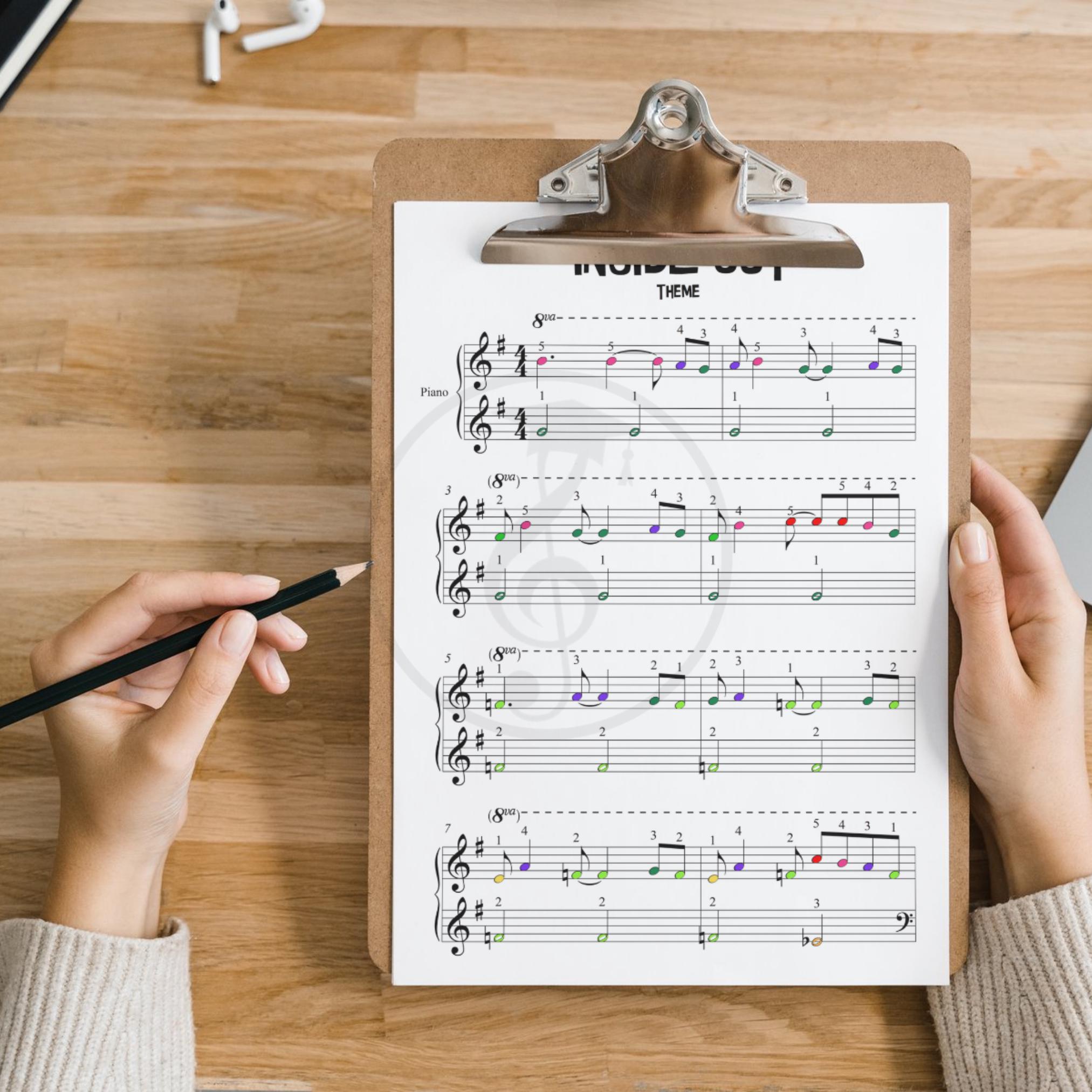 Simplified Inside Out - Grade 1 - Easy Piano Sheet for Absolute ...