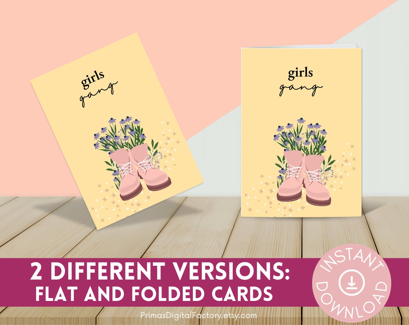 Printable Galentines Day Card Pack, Digital Download Galentines Day ...