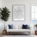 LONDON City Map Modern Minimalist Map Poster Wall Decor Wall Art ...