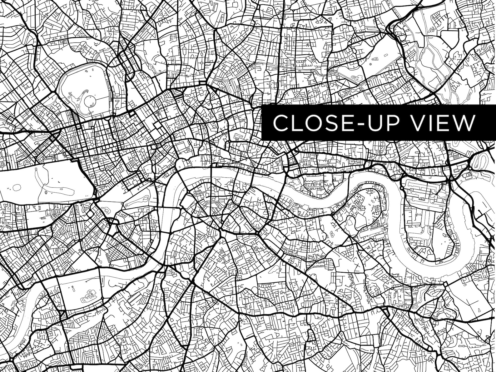 LONDON City Map Modern Minimalist Map Poster Wall Decor Wall Art ...