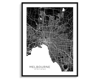 SEATLE City Map, Modern Minimalist Map for Wall Decor, Wall Art, Poster ...