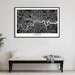 LONDON City Map Modern Minimalist Horizontal Map Wall Decor Wall Art ...