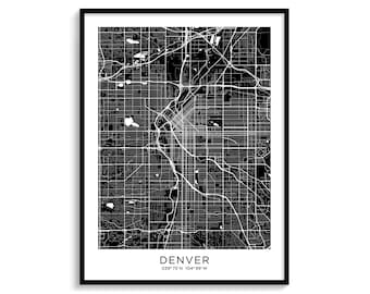 PHOENIX City Map, Modern Minimalist Map for Wall Decor, Wall Art ...