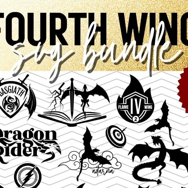Fourth Wing Svg - Etsy