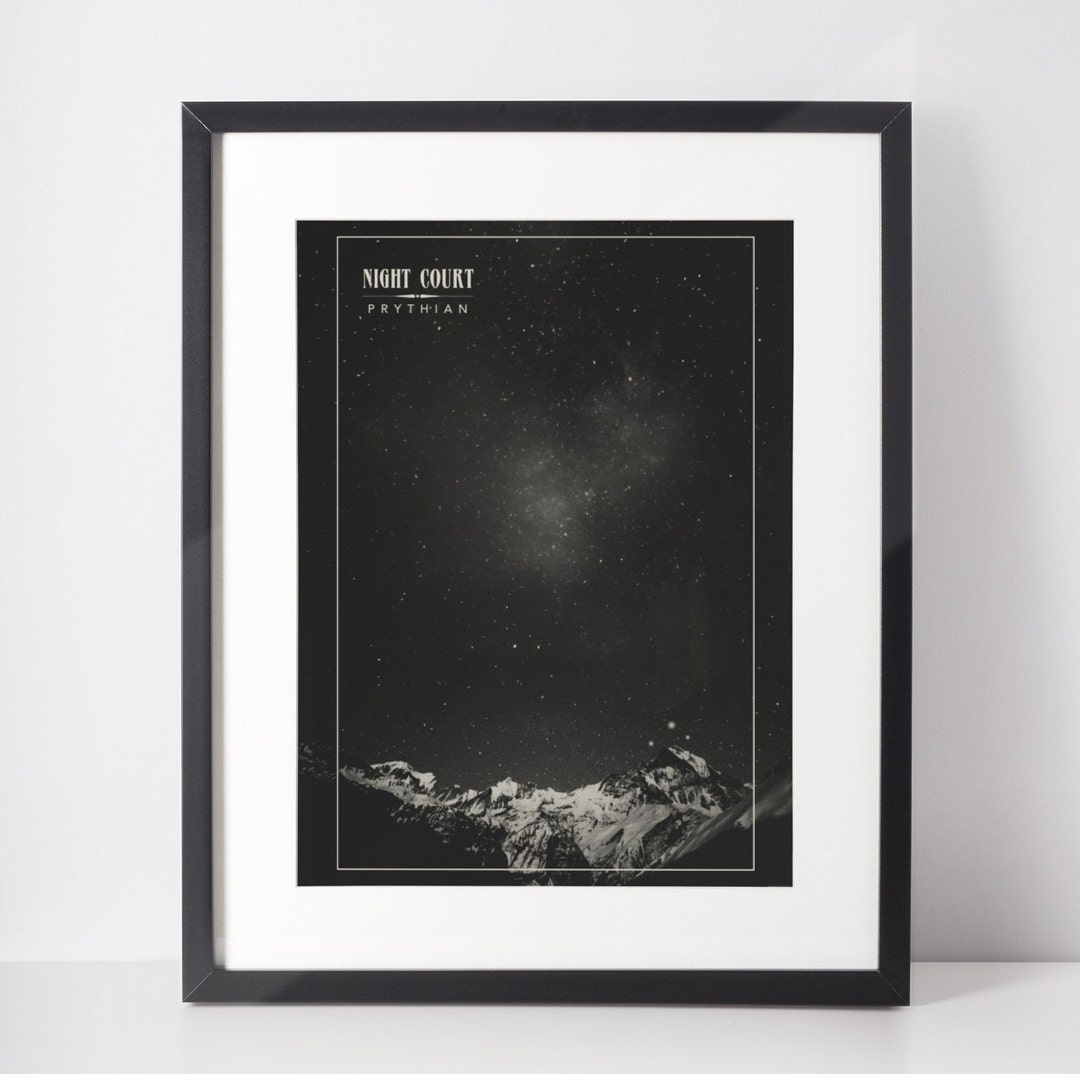 ACOTAR Decor Night Court Digital Print ACOTAR Velaris Decor - Etsy