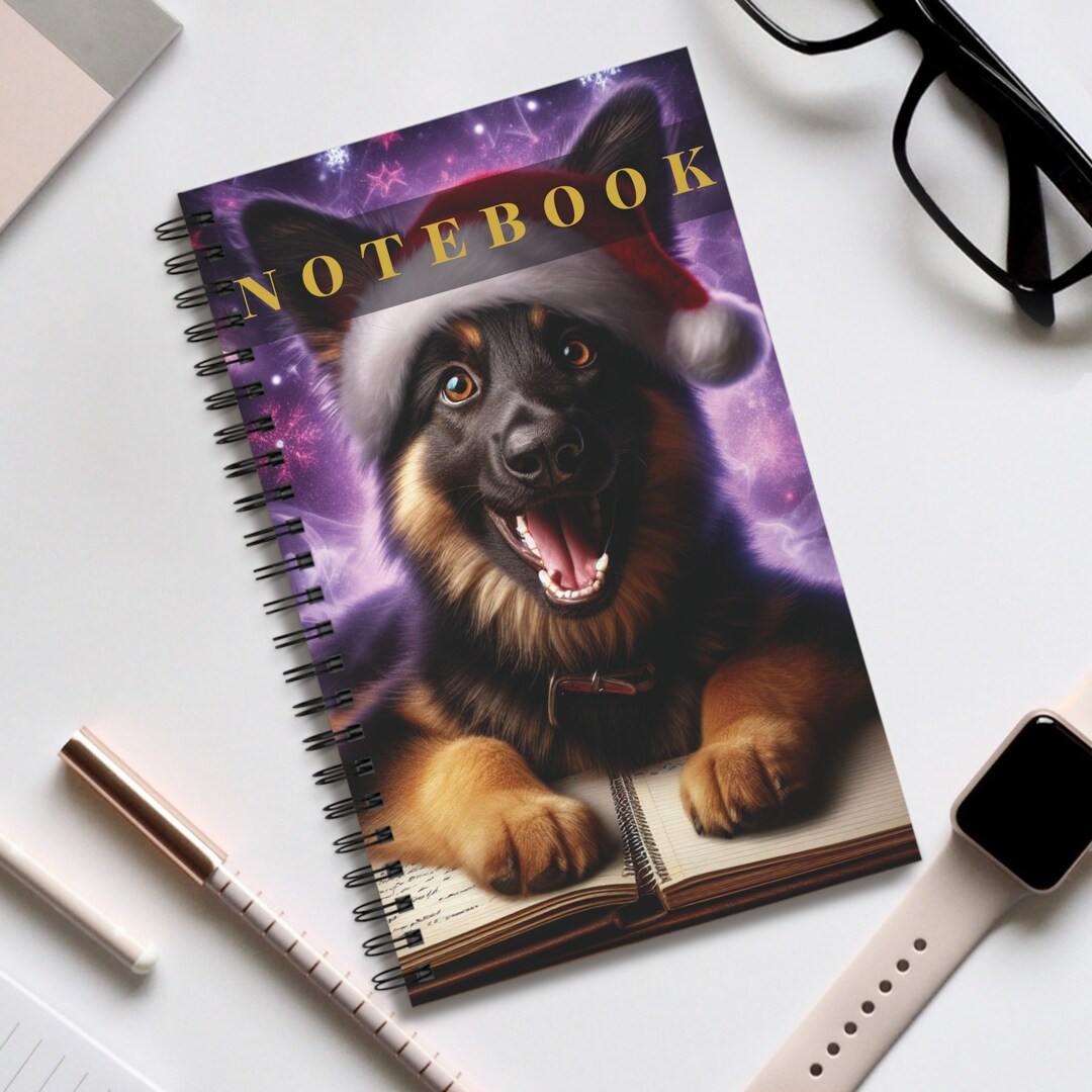 Spiral Journal (EU), Notebook, Dog, German Shepherd,gift - Etsy