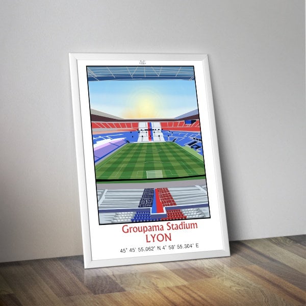Lyon Stadium Poster - Etsy