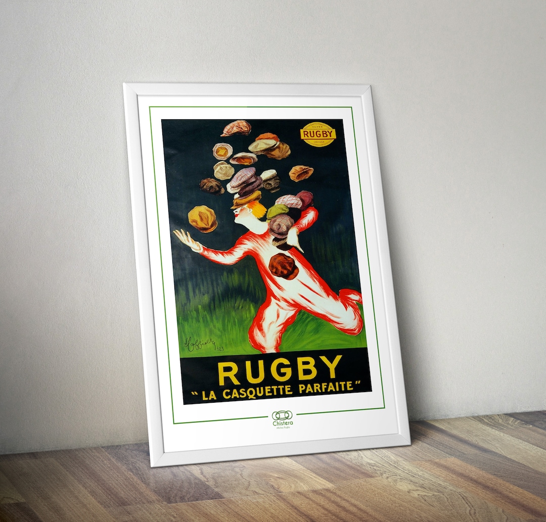 Rugby Advertising Poster THE PERFECT CAP - Etsy