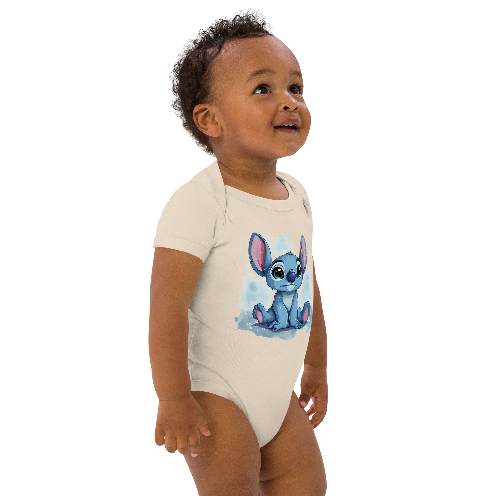 Baby Stitch From Lilo and Stitch Organic Cotton Baby Bodysuit - Etsy