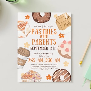 Pastries With Parents, School Parents Day, Parents Breakfast, School ...