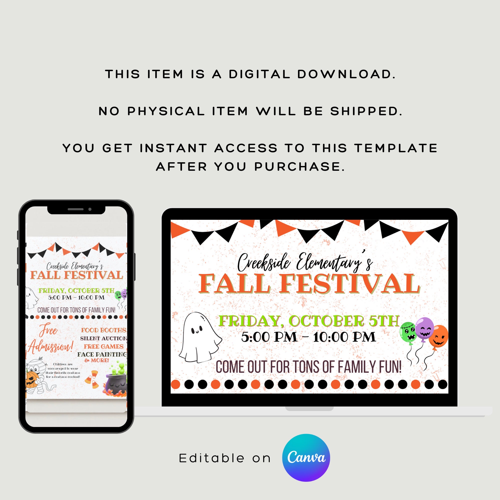 Fall Festival Invitation, Church Fall Festival, Harvest Festival, Fall ...