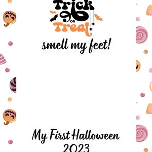 Trick or Treat Smell My Feet, Handprint Art, Fall Handprint, Halloween ...