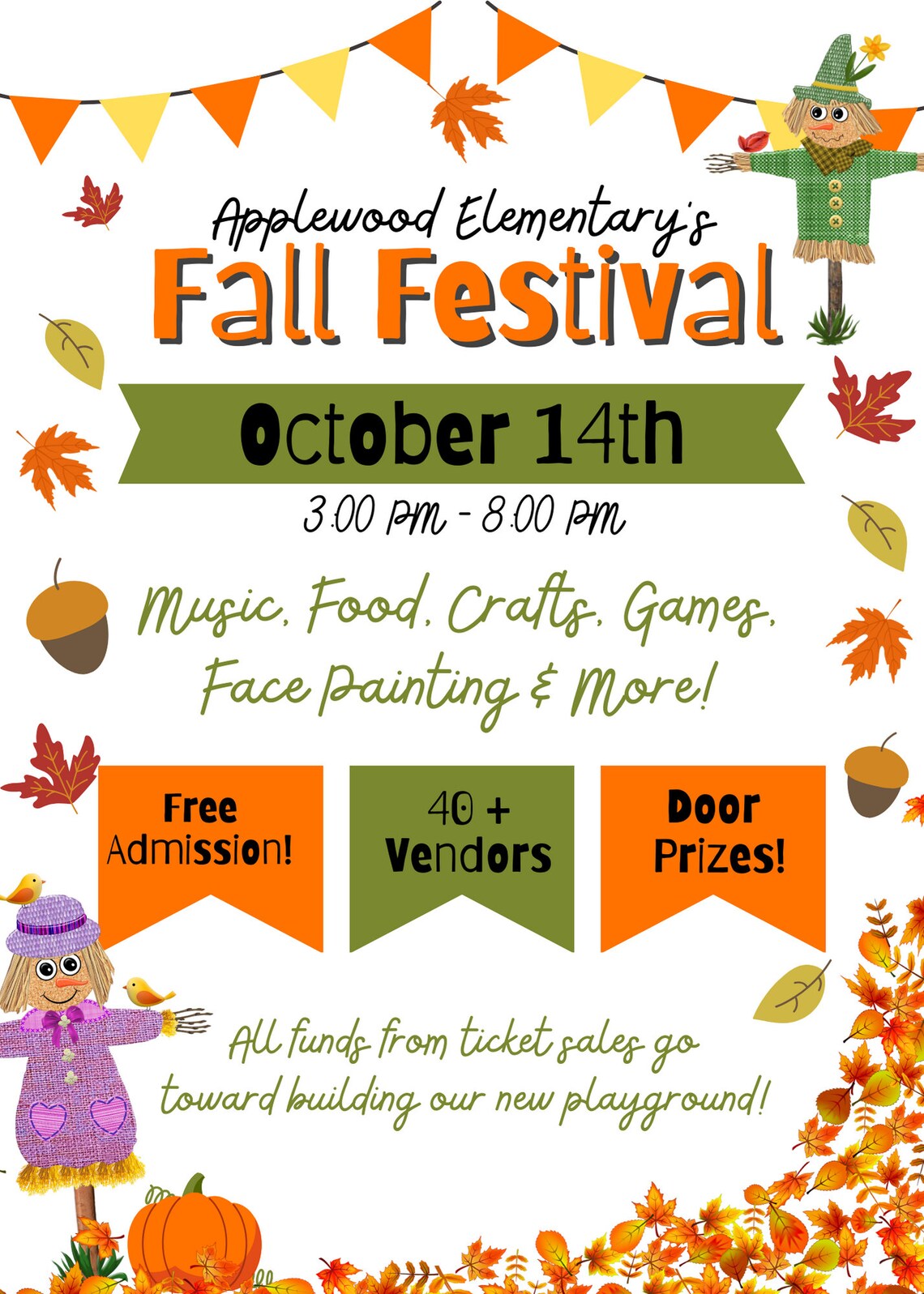 Fall Festival Invitation Church Fall Festival Harvest - Etsy