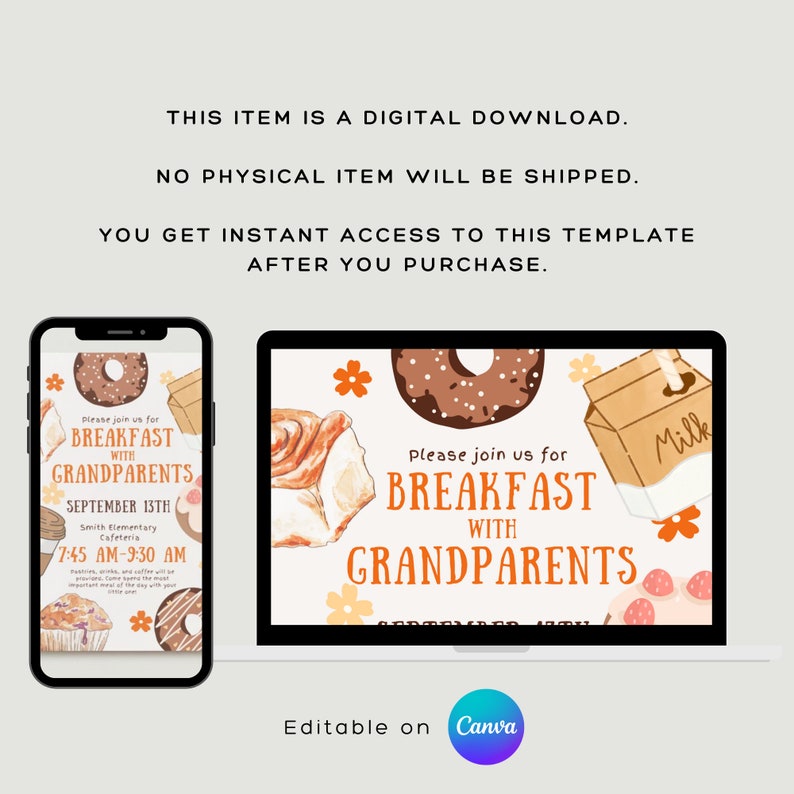 Grandparent Day Flyer, School Grandparents Day, Grandparents Day ...