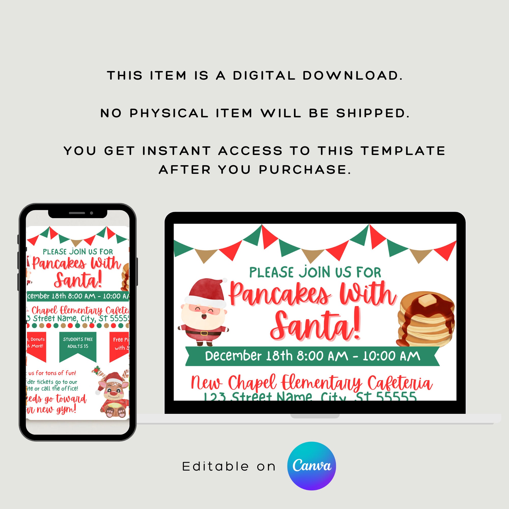 Pancakes With Santa, Breakfast With Santa, Santa Fundraiser, Pictures ...