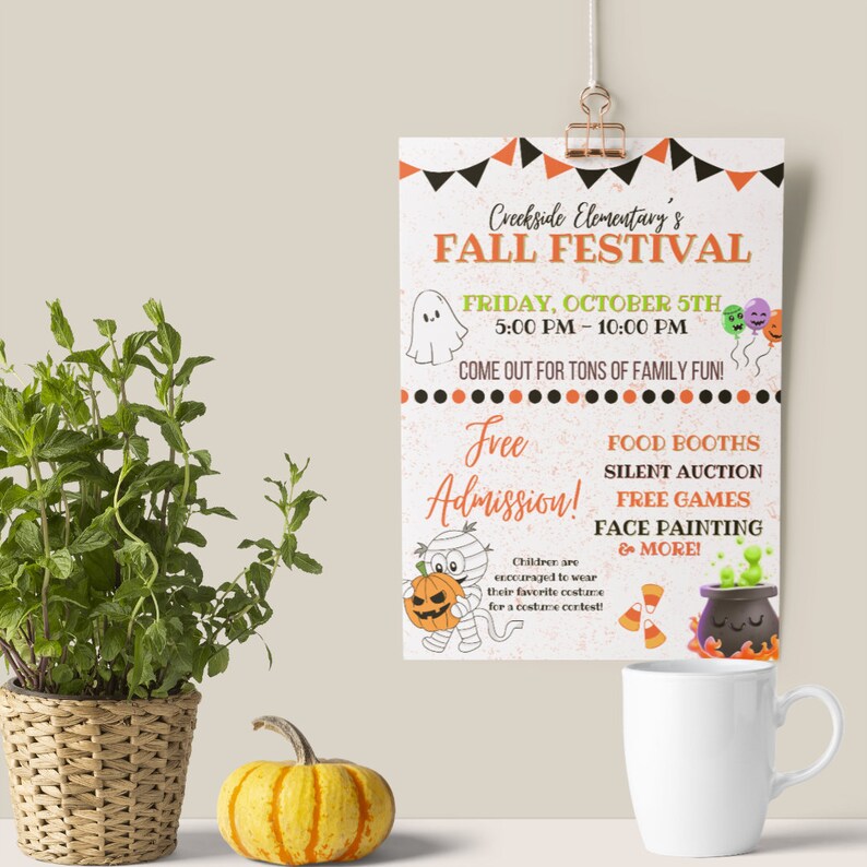 Fall Festival Invitation, Church Fall Festival, Harvest Festival, Fall ...