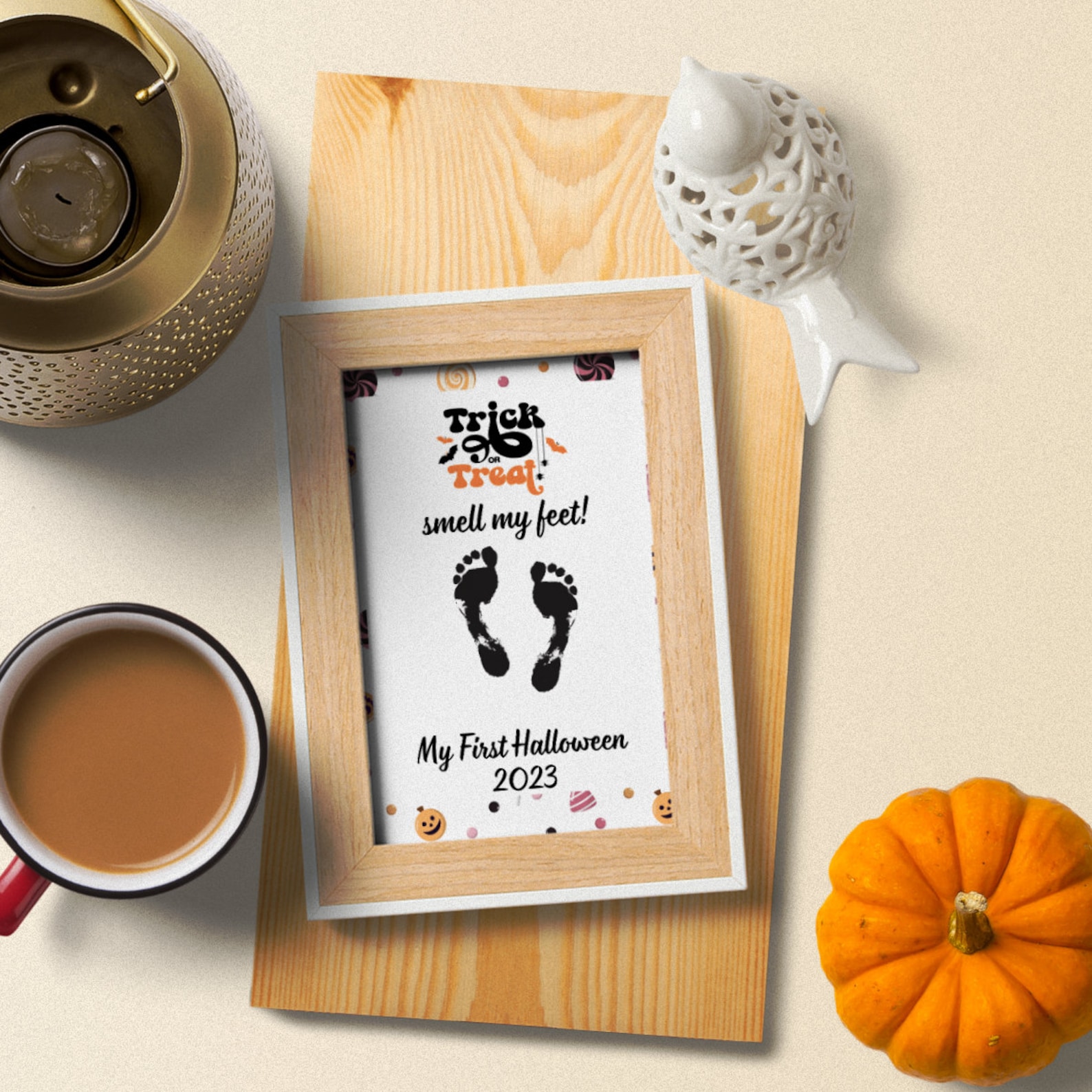 Trick or Treat Smell My Feet, Handprint Art, Fall Handprint, Halloween ...