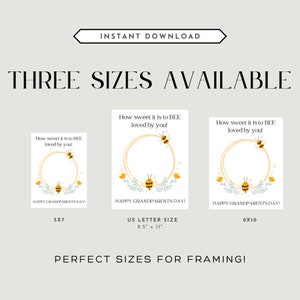 Grandparents Day Handprint Art Craft, Bee Handprint, How Sweet It Is ...