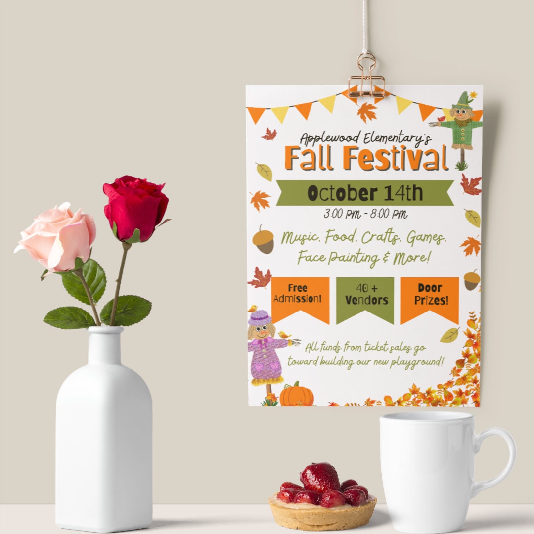 Fall Festival Invitation, Church Fall Festival, Harvest Festival, Fall ...