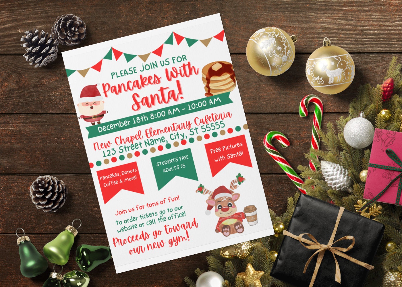 Pancakes With Santa, Breakfast With Santa, Santa Fundraiser, Pictures ...