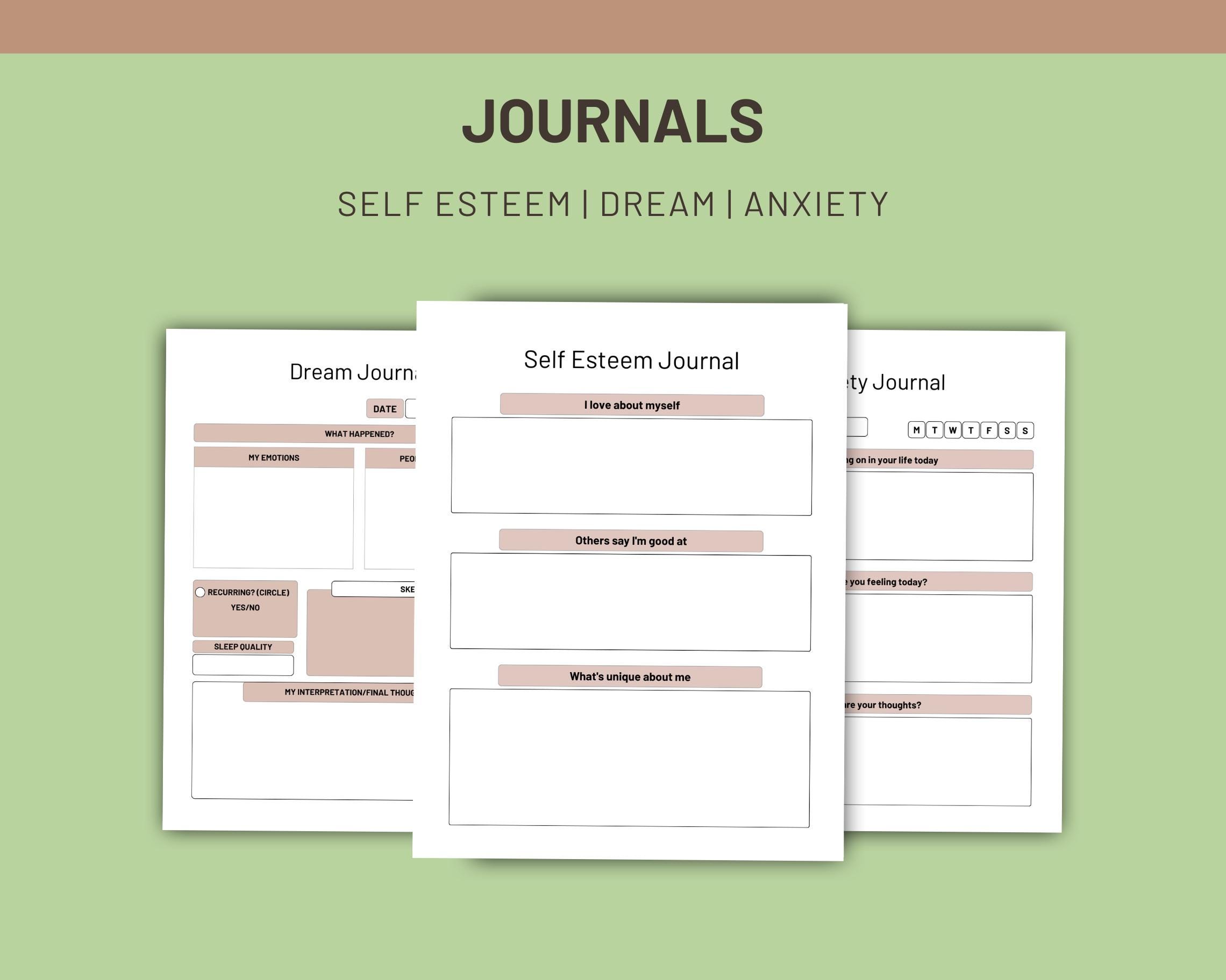 Mental Burnout Workbook Digital File Self-care Activities Stress ...