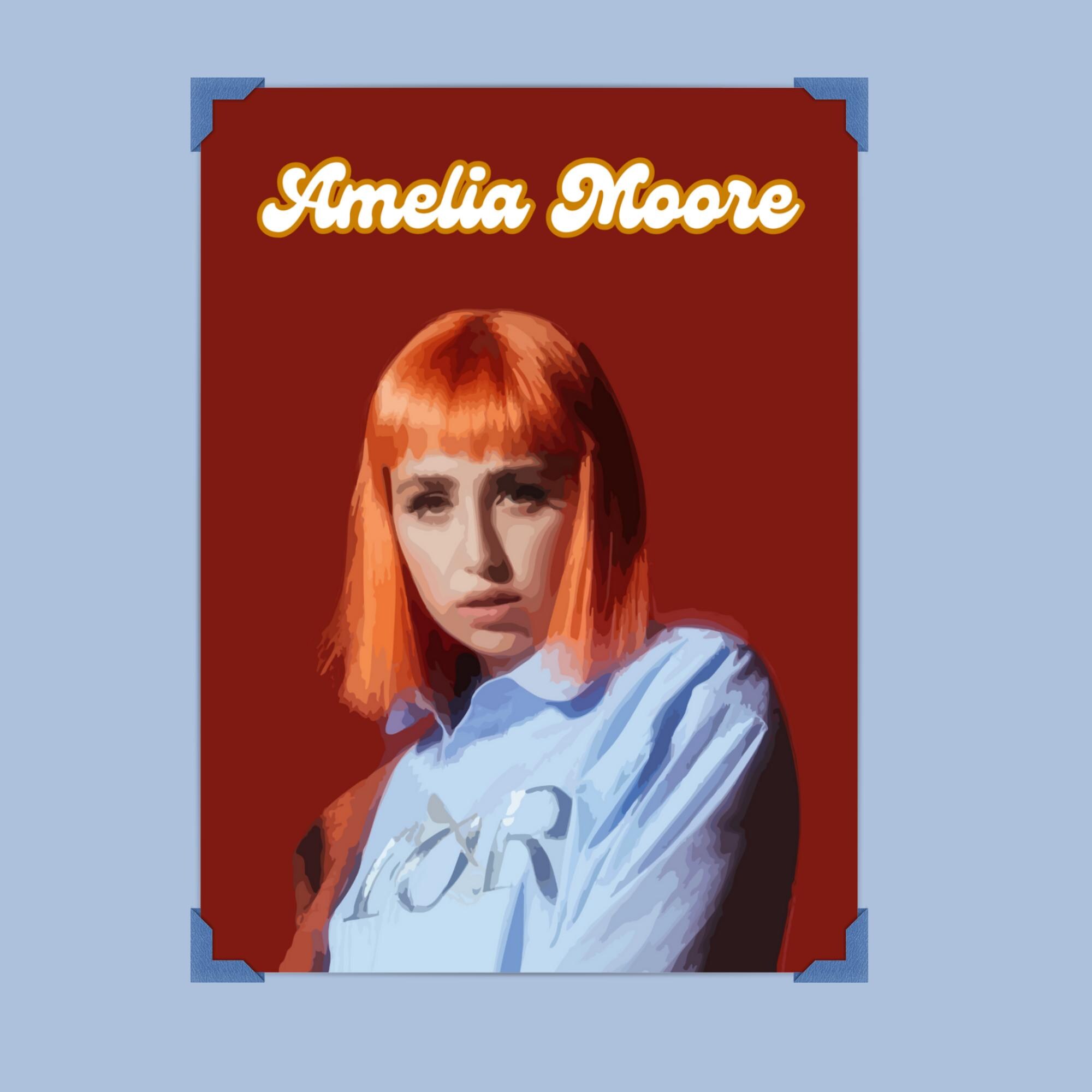 Amelia Moore Poster | Vibrant Energy | Digital Download | Indie Pop ...