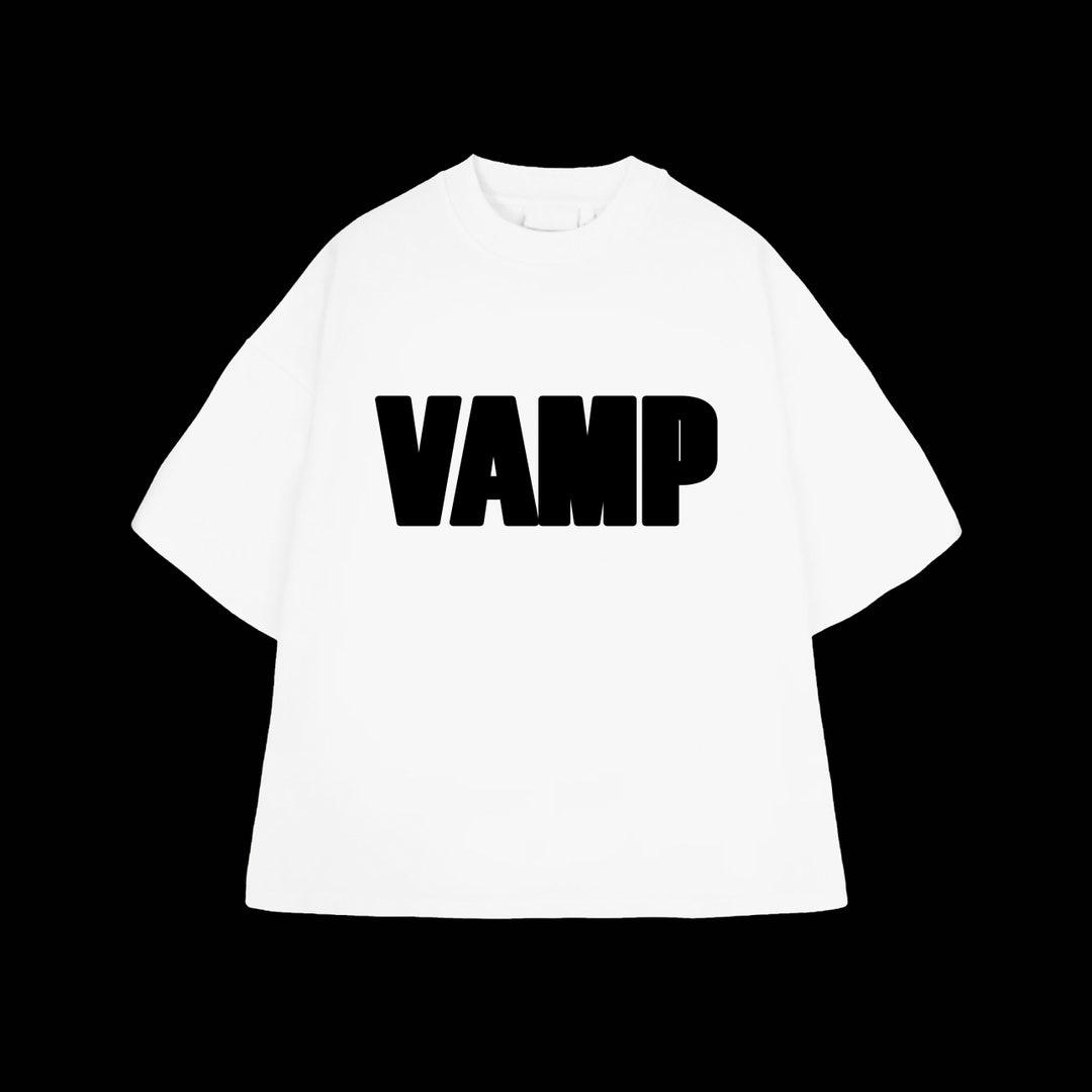 Vamp Playboi Carti Merch Oversized White/black T-shirt Y2K Streetwear ...