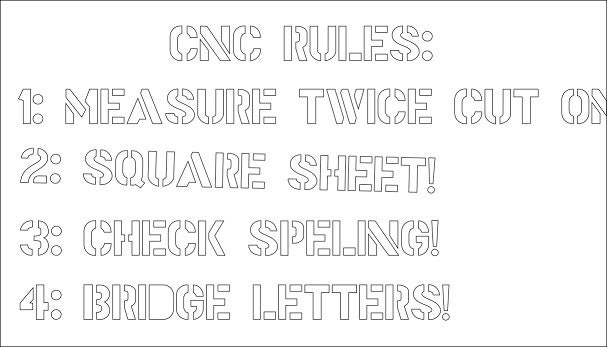 CNC Plasma Rules Sign Funny .DXF .SVG - Etsy