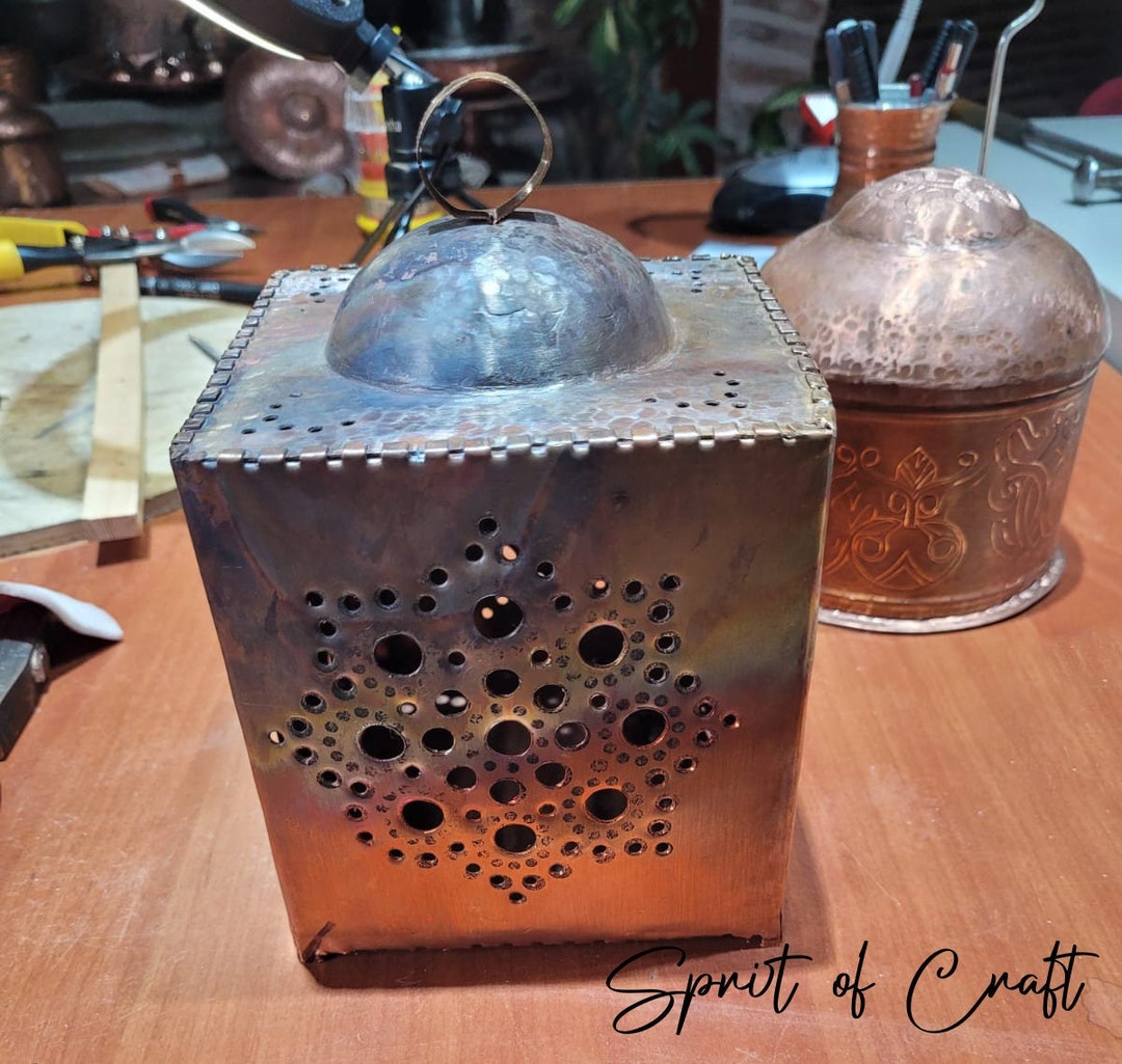 Handcraft Copper Lantern - Etsy