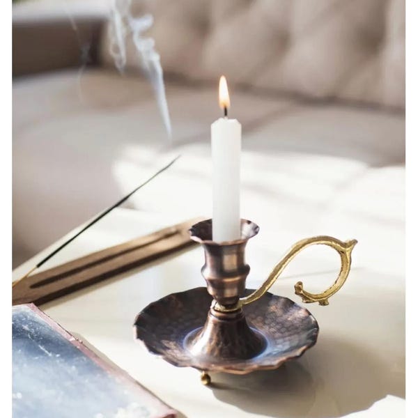 Candle Holder Copper - Etsy