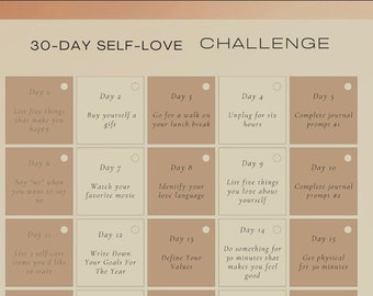 Self Love Journal Printable Instant Download - Etsy