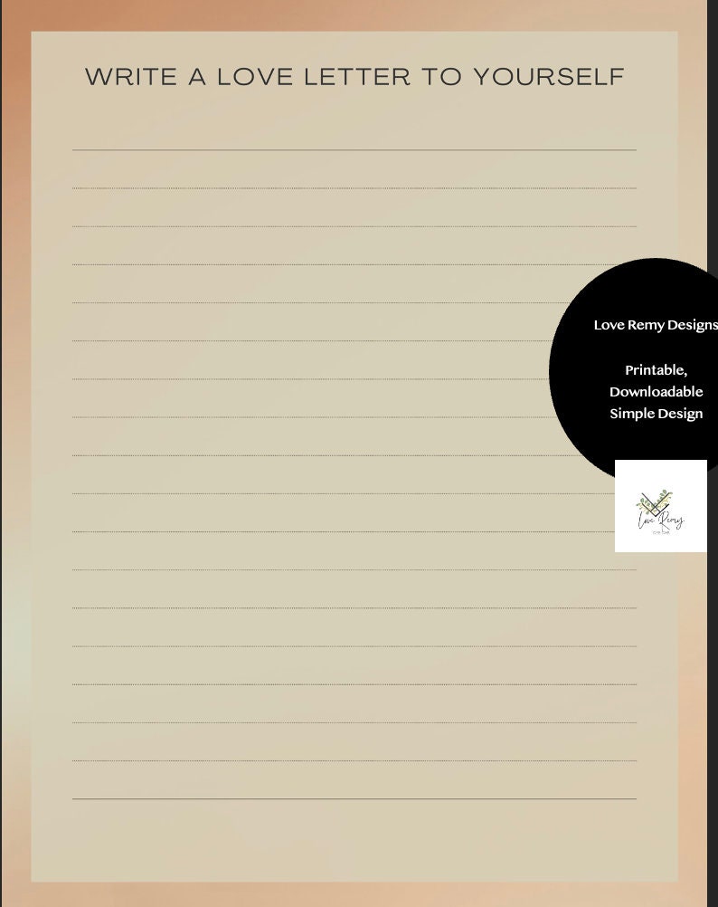 Self Love Challenge Printable Instant Download - Etsy