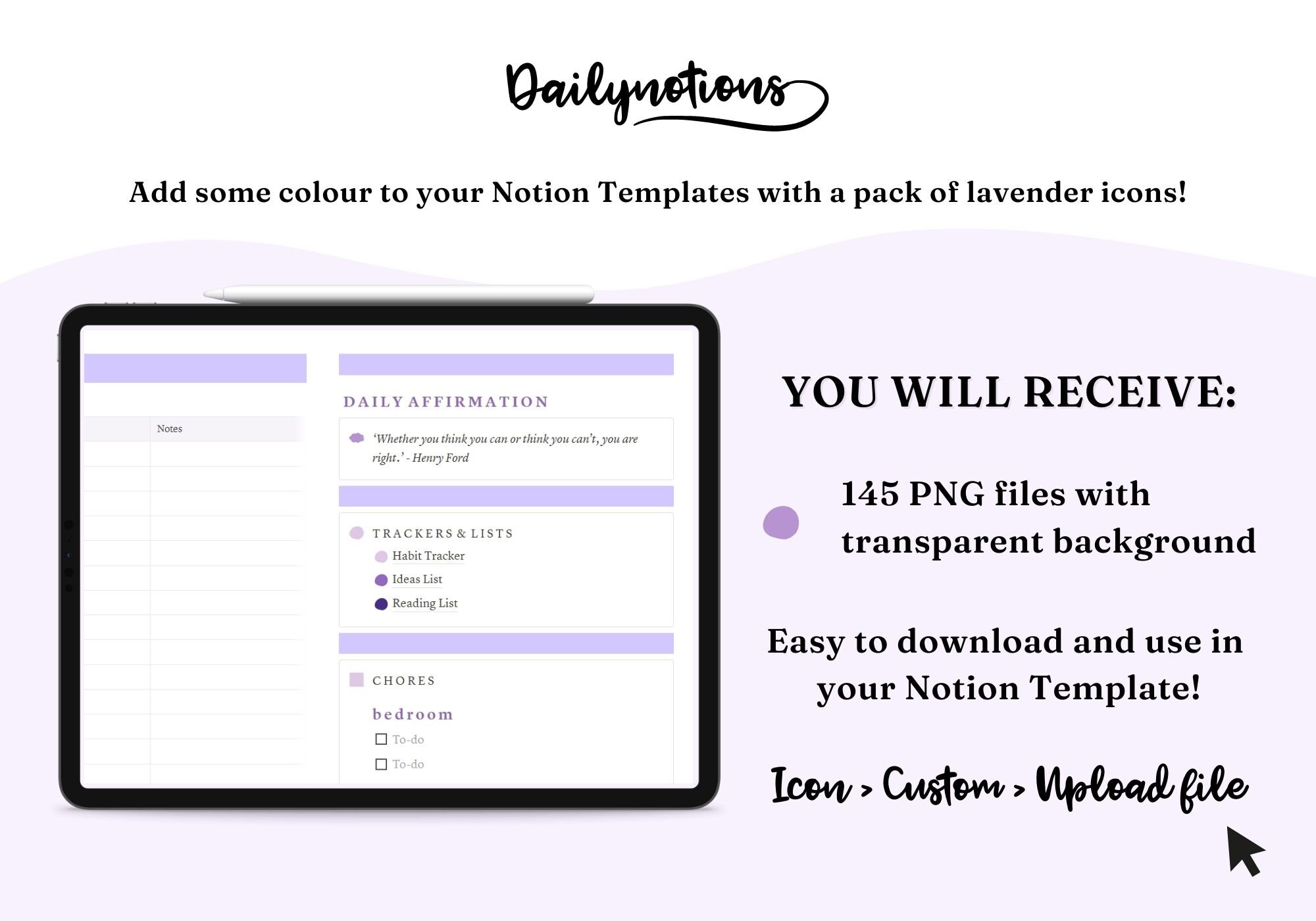 Notion Icons Purple Notion Icons Aesthetic Notion Icons - Etsy Hong Kong