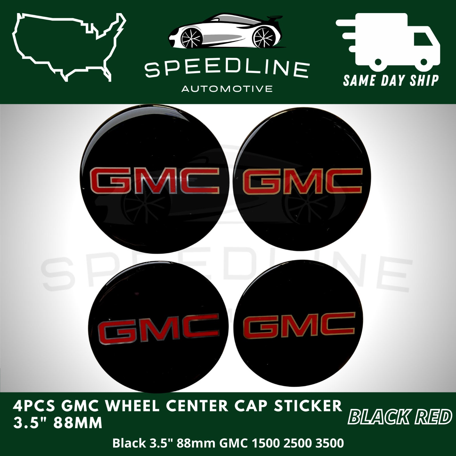 Black Gmc Logo