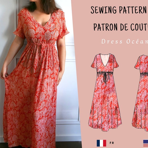 Boho Dress Pattern - Etsy