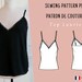 PDF Sewing Pattern for a One-shoulder Crop-top, Off-the-shoulder Top ...