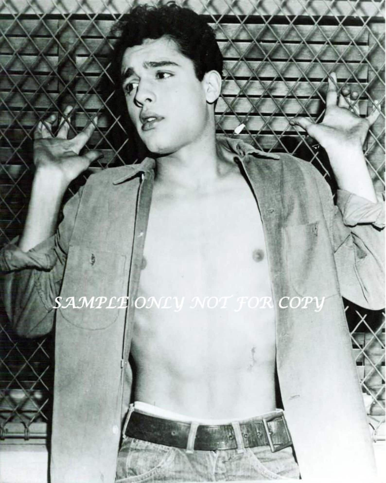 8X10 Color Photo Beefcake Model Sal Mineo 2 Leyenda de la película ...