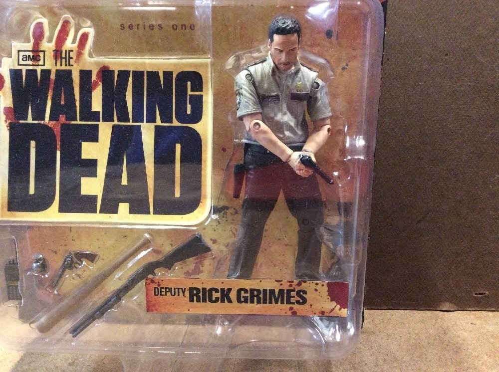 First Edition Rick Grimes Action Figure the Walking Dead Rare - Etsy