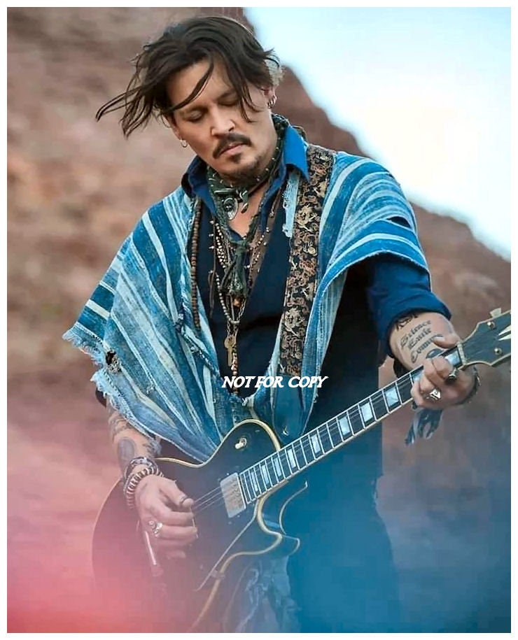 Johnny Depp 8X10 Color Press Photo Music Legend Movie Legend - Etsy