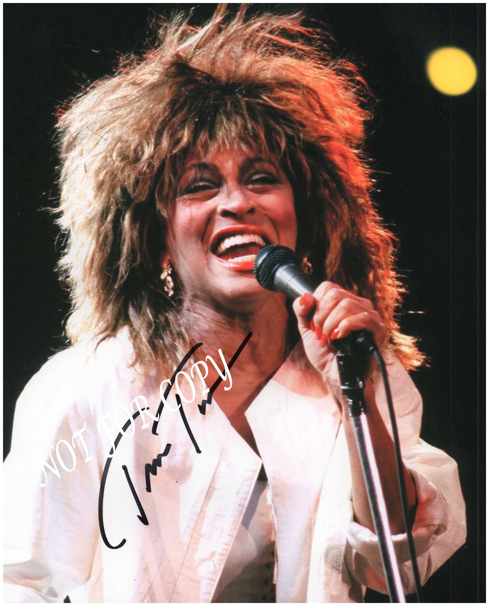 Tina Turner Rock Music Legend 8x10 Photo Rock Hall of Fame - Etsy