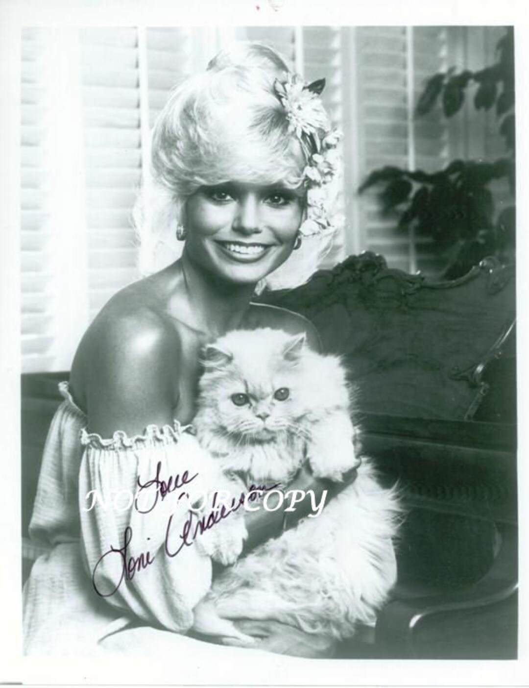 Loni Anderson 8X10 Color Autographed Press Photo Movie Legend LA73 - Etsy