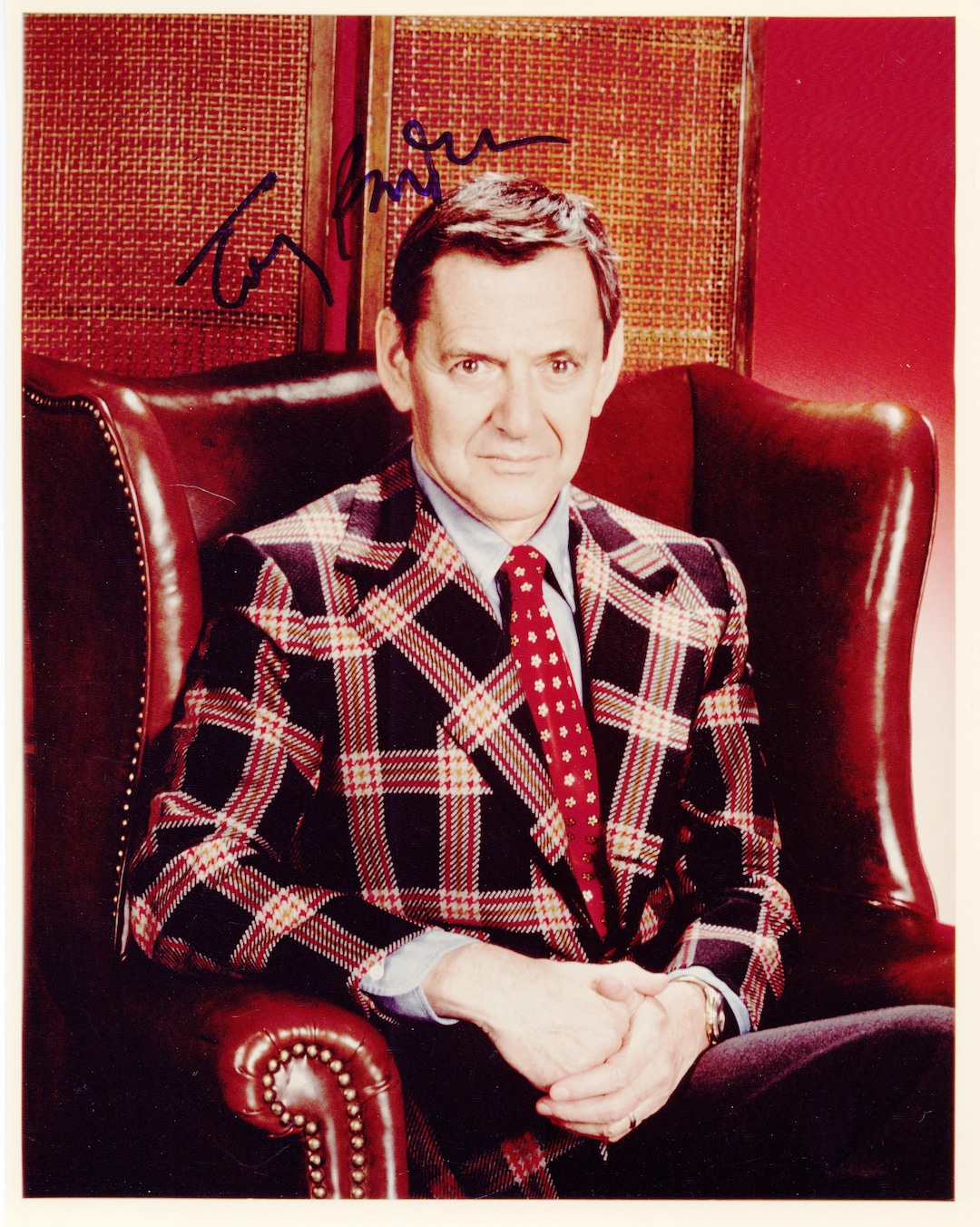 Tony Randall Vintage Autographed 8x10 Photo Rare Find the Odd Couple ...