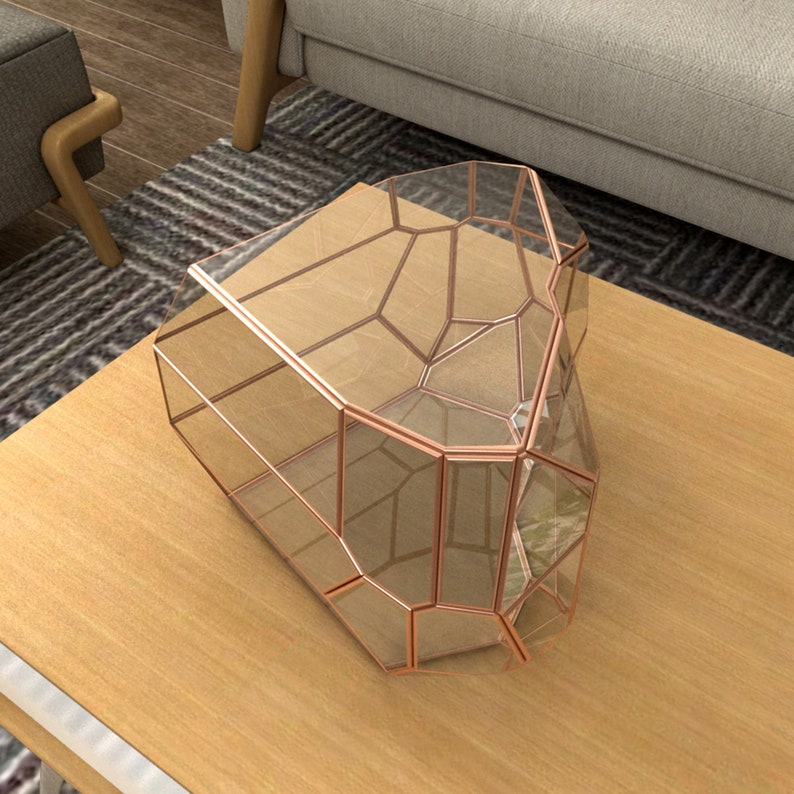 Digital Printable PDF Glass Terrarium Creat Pattern Template - Etsy