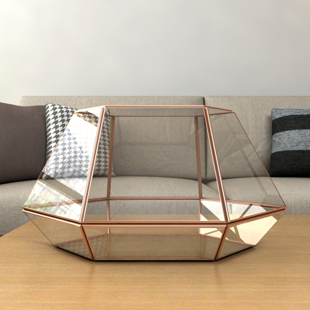 Digital Printable PDF Glass Terrarium Creat Pattern Template, Geometric ...